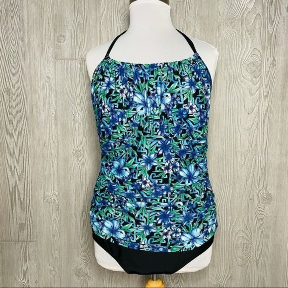 Delta Burke | Swim | Delta Burke Floral Tropical One Piece Swimsuit ...